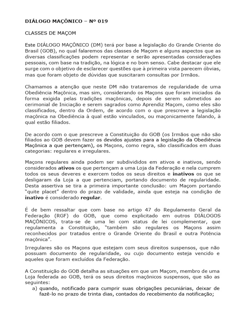 DI LOGO MA NICO N 019 Classes de Ma Om | PDF