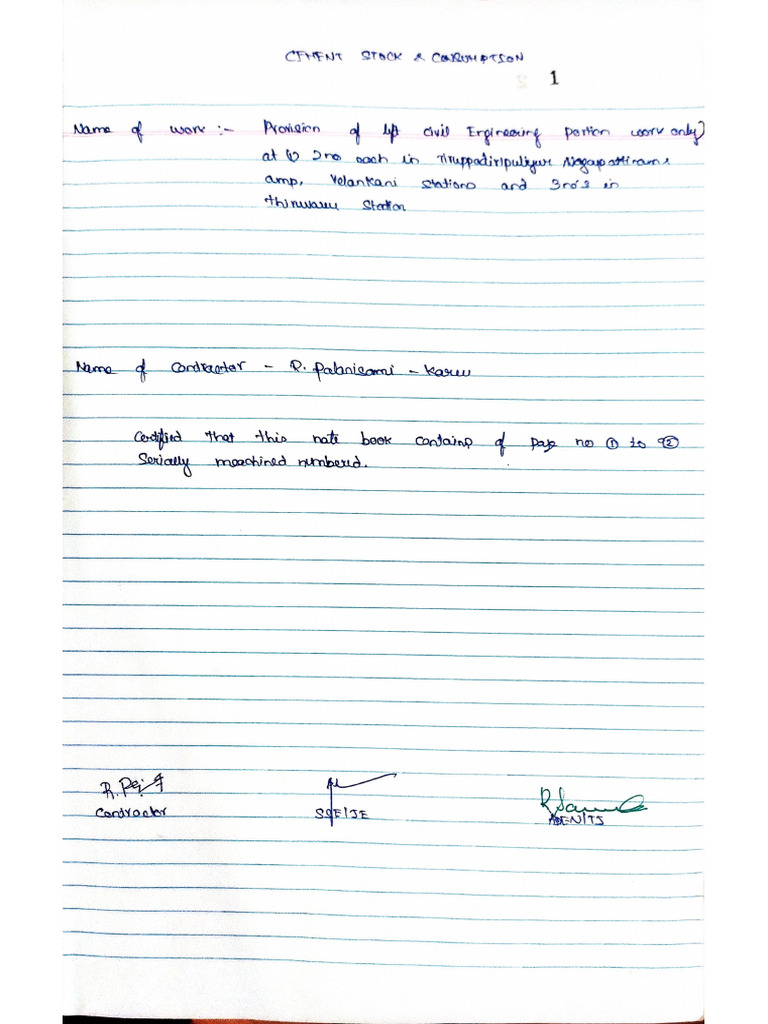 Cement Register | PDF