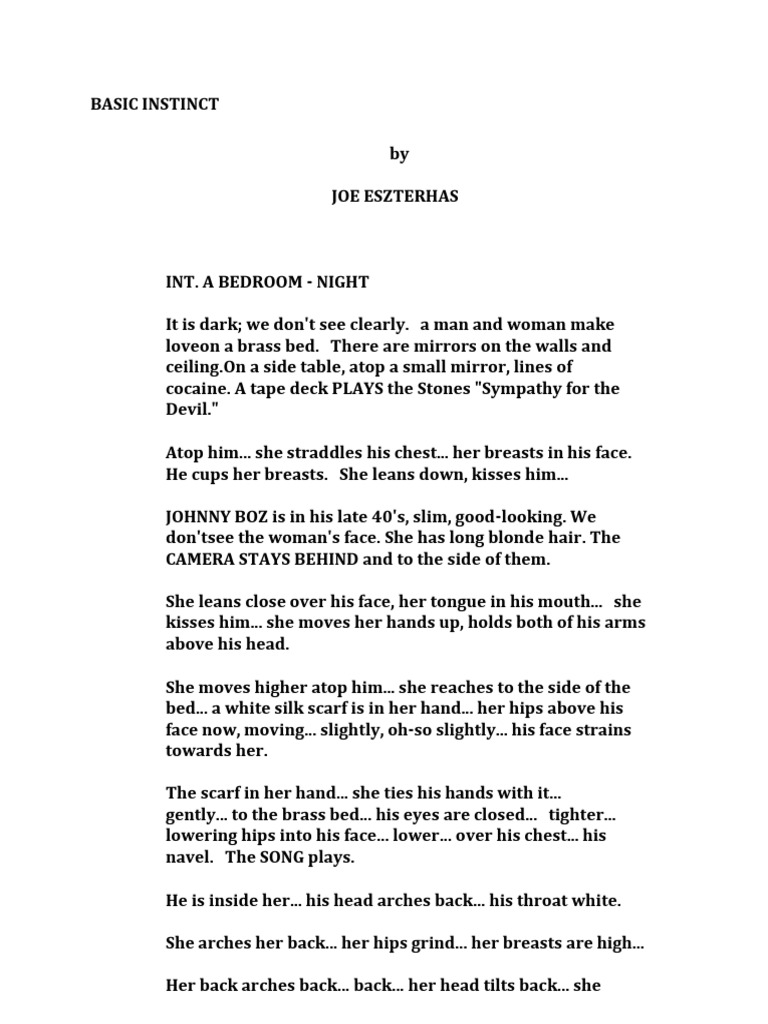 Basic Instinct | PDF