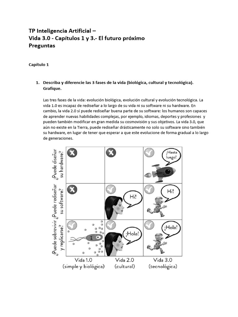 TP - Vida 3.0 - Tegmark | PDF