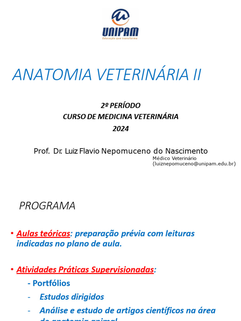 2a Disciplina Anato II | PDF