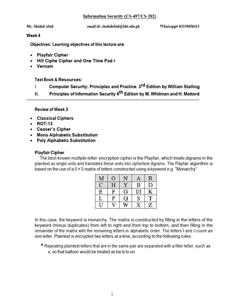 INS WK 4 Lec 7 8 Updated | PDF