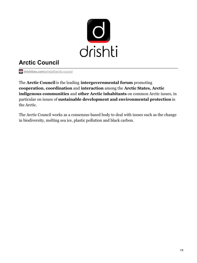 Arctic Council | PDF