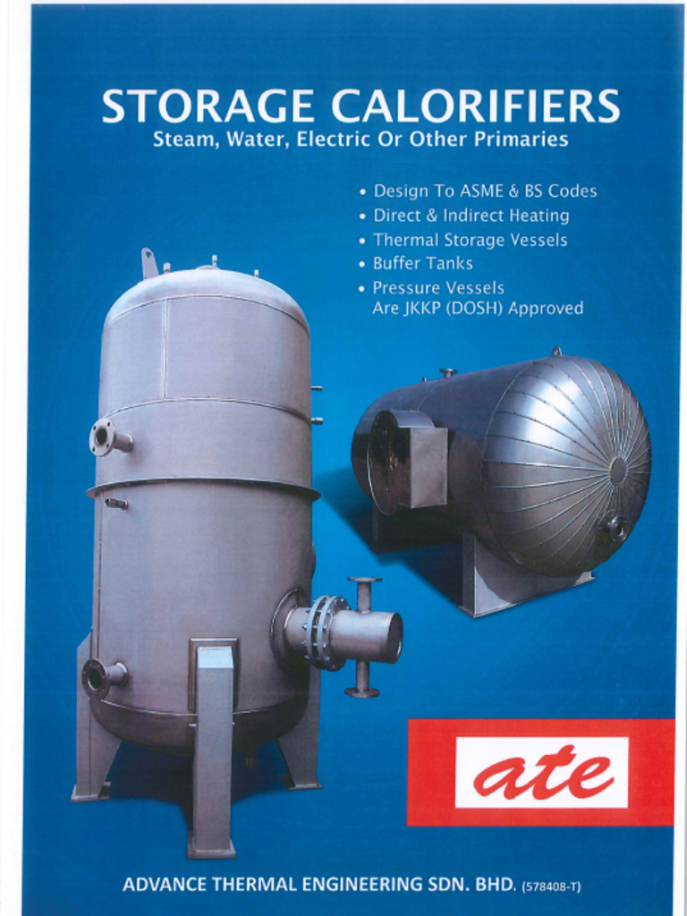 CALORIFIER CATALOGUE - 4000 Litres | PDF