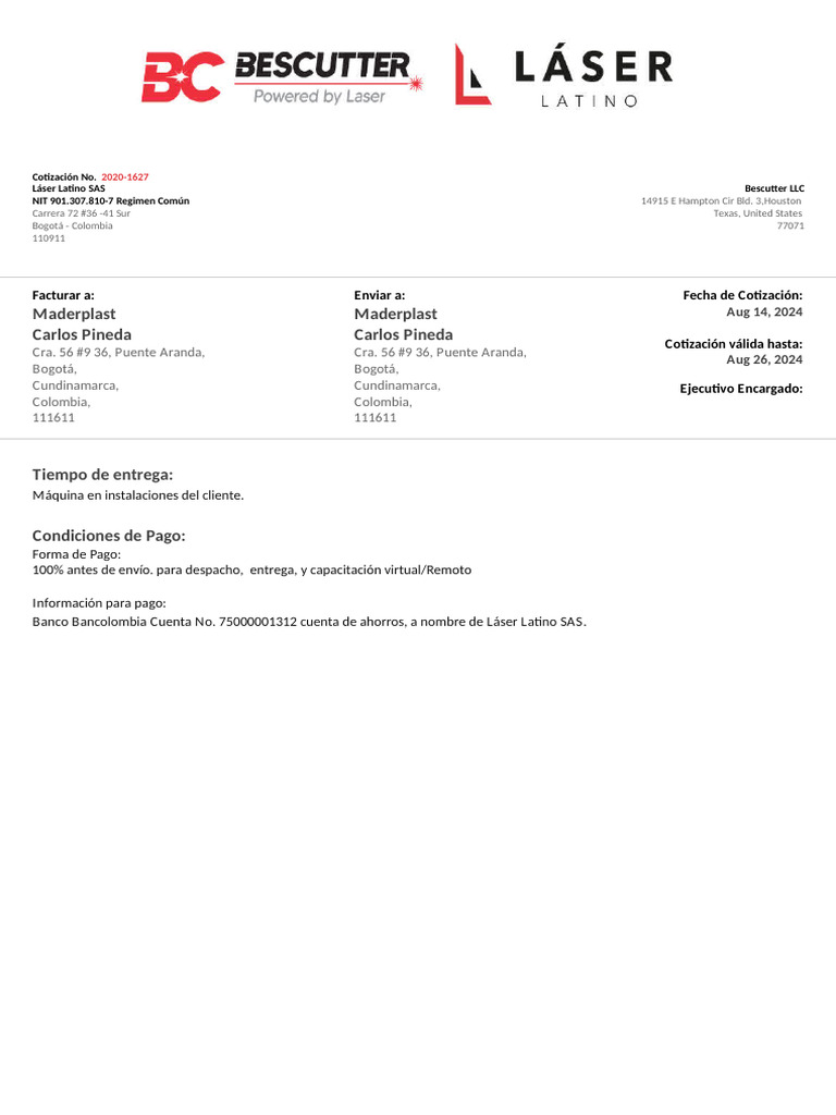 QT - CARLOS PINEDA - Galvo 50W Lente 200x200 | PDF