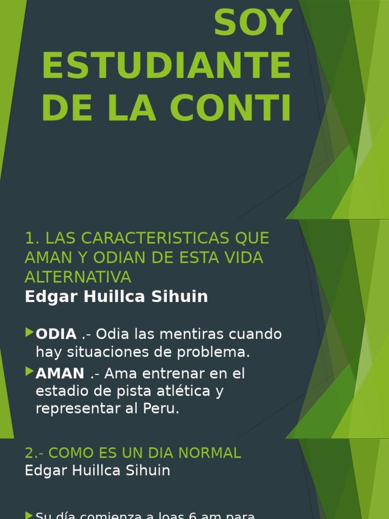 Luz Arias Mayhua (Soy Estudiante de La Conti) | PDF