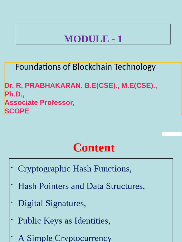 CSE1006_Module 1 | PDF