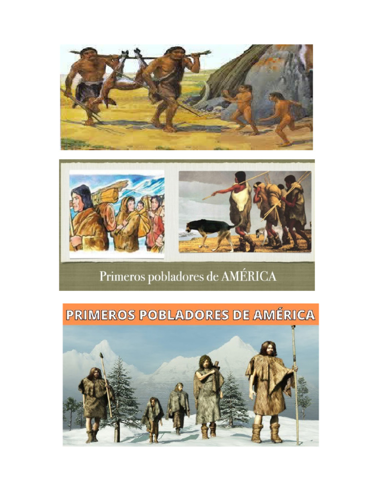 Primeros Pobladores de America | PDF