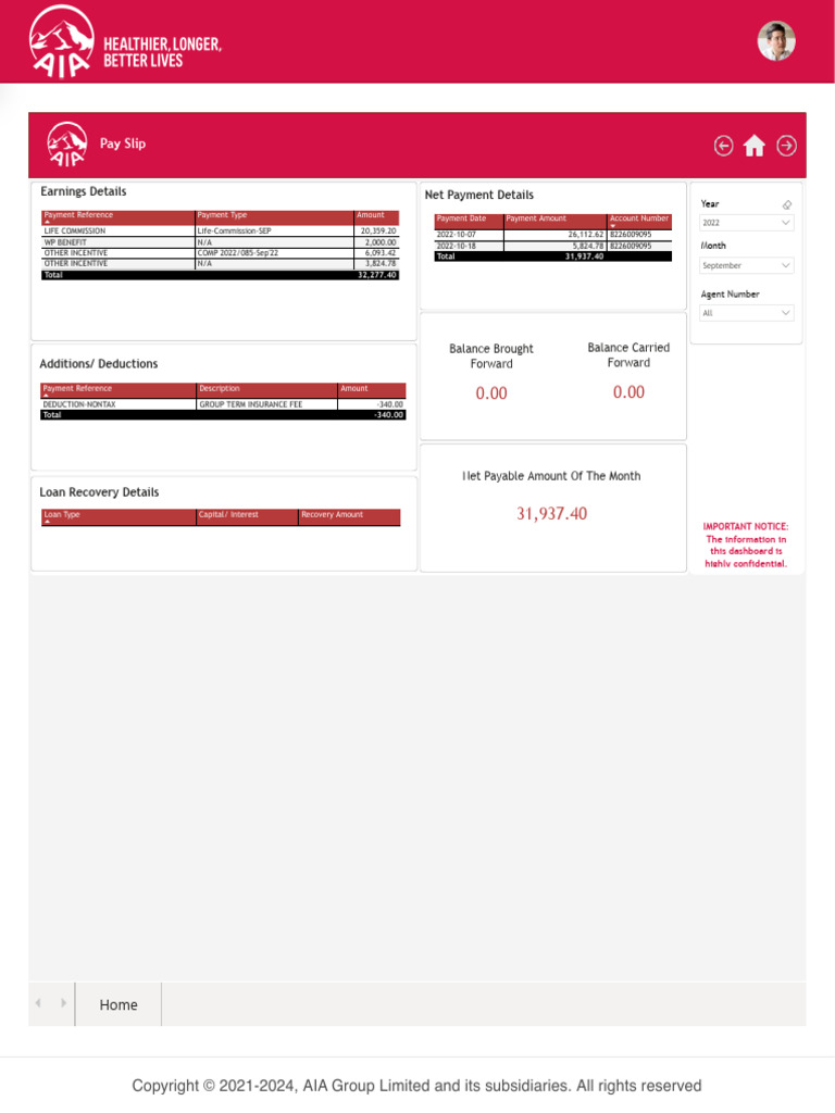 Report Page AIA | PDF