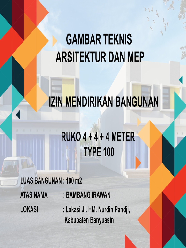 Gambar Teknis Ars Mep Ruko 4 4 4 M Pdf