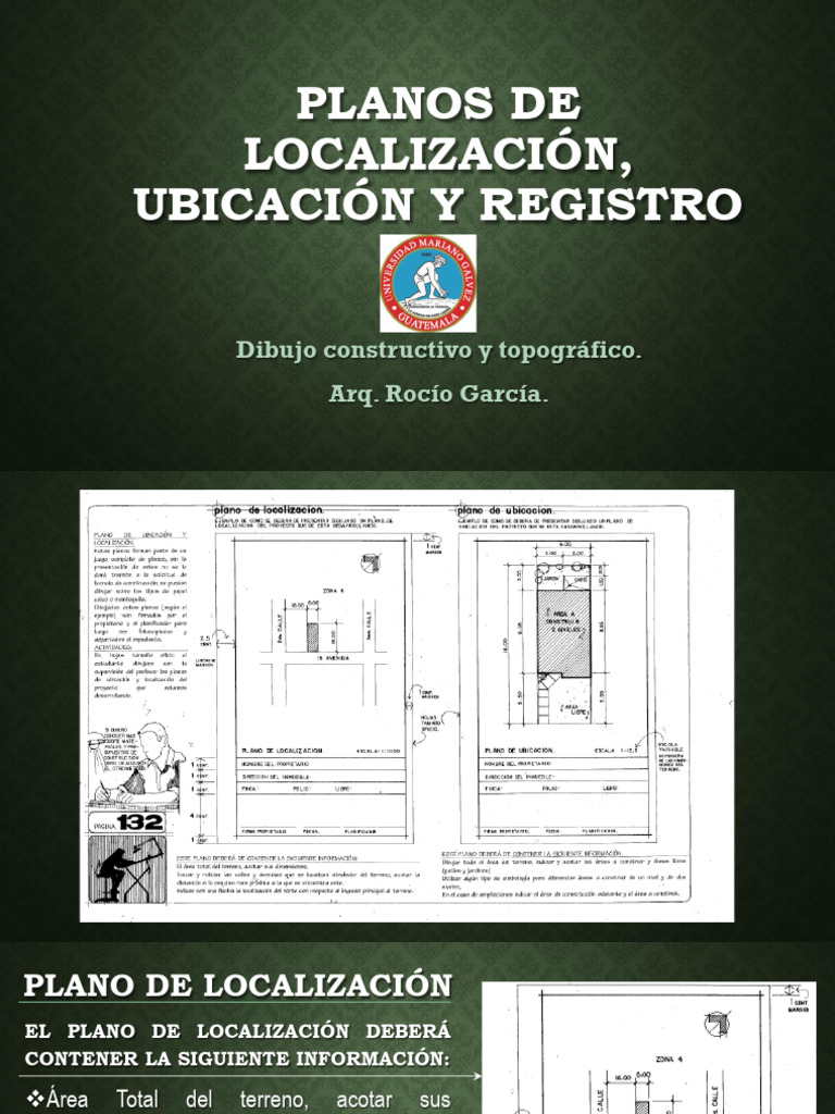 Planos de Localización, Ubicación y Registro | PDF