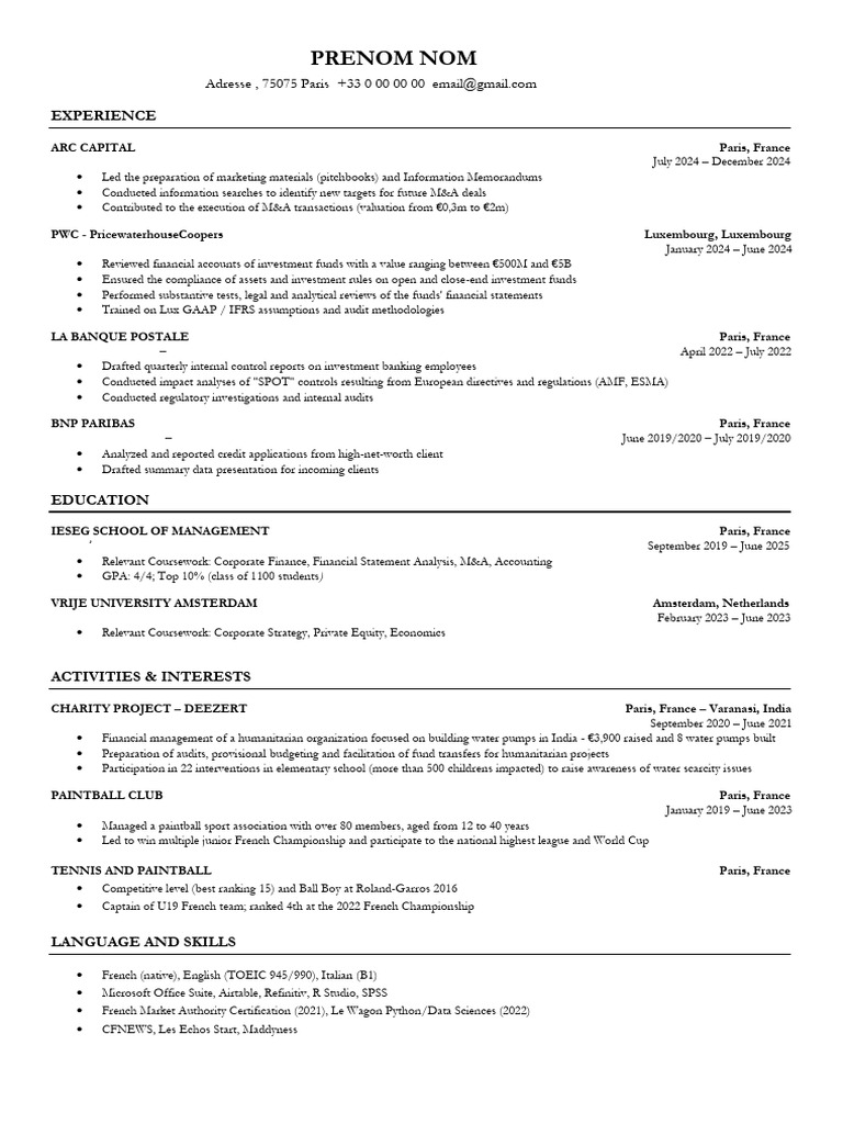 CV Arc | PDF