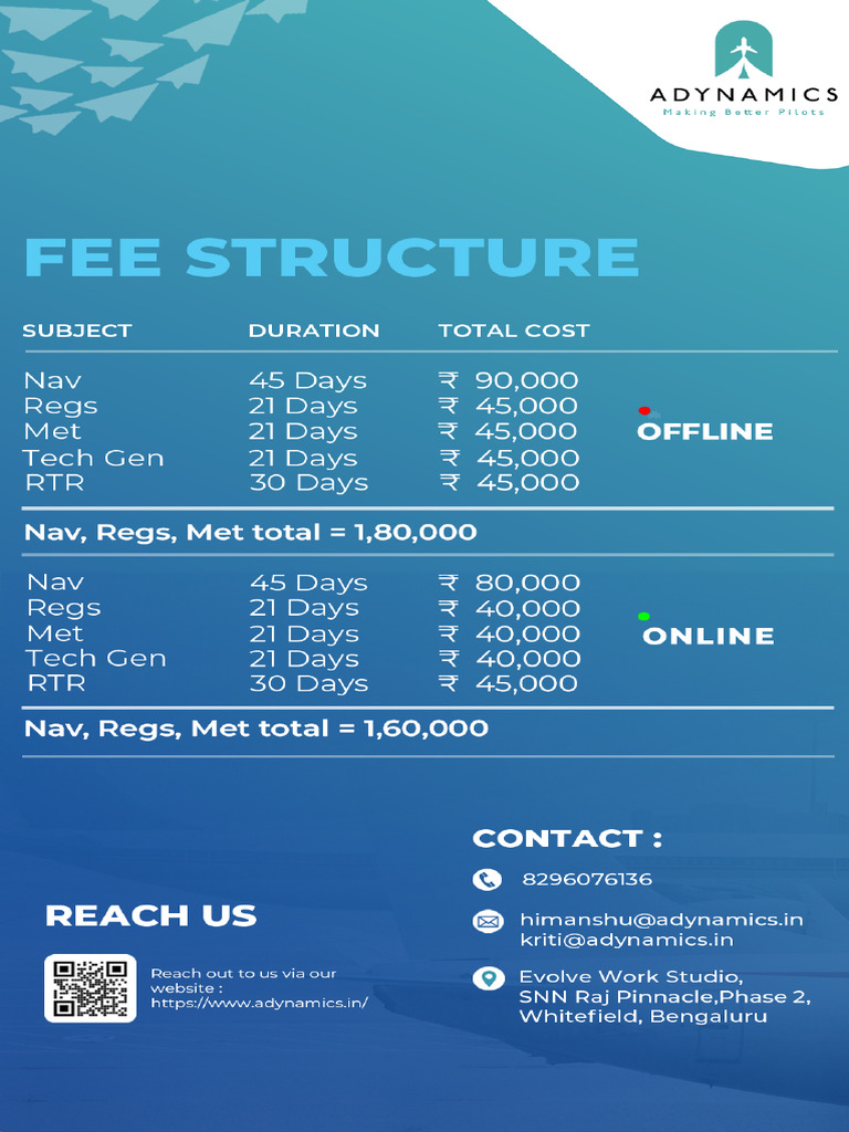ADynamics Fee Brochure April 2024 | PDF
