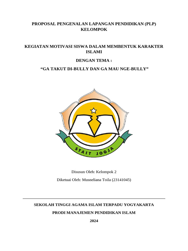 PROPOSAL PLP Kel 2 | PDF