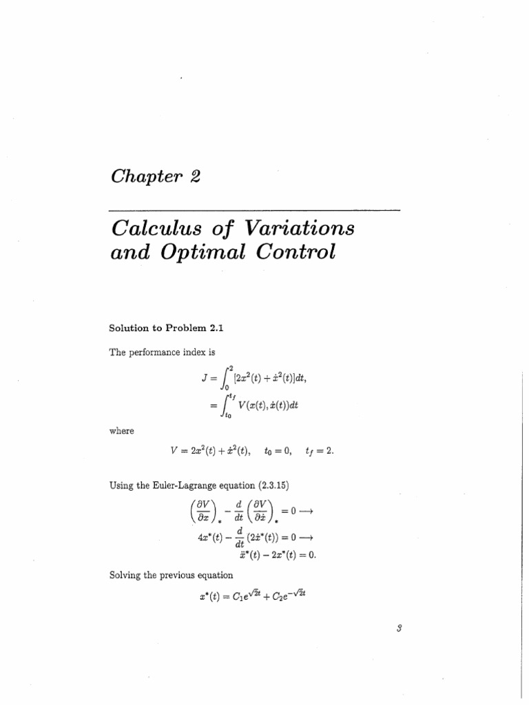 Solution Manual For Optimal Control Systems 1st Edition - D. Subbaram ...