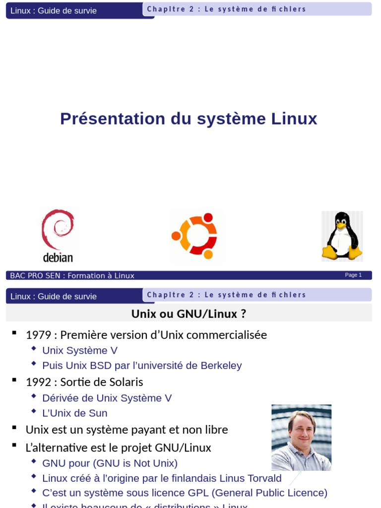 Linux Presentation | PDF