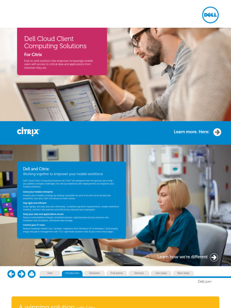 Citrix Cloud Client Computing Infrastructure Interactive - Eg | PDF