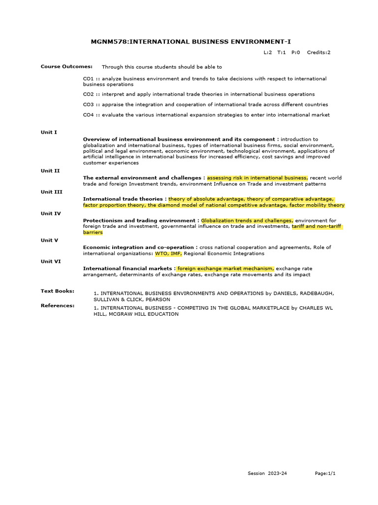 FRM Course Syllabus IPDownload | PDF