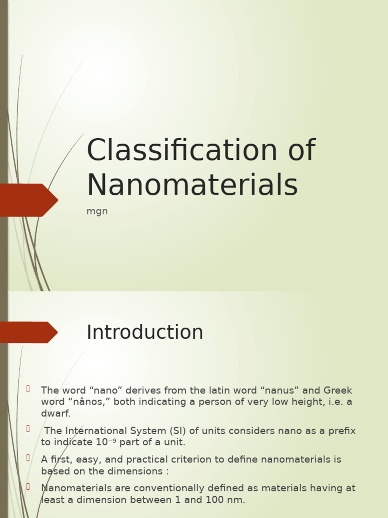 Introduction and Classification Lecture 4 | PDF