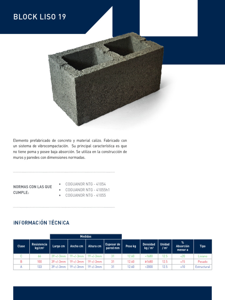 FT - Block Liso 19 | PDF