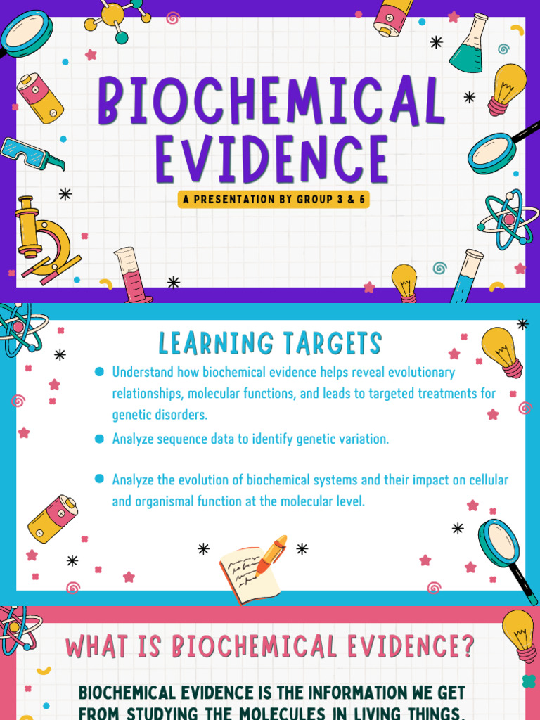 Biochemical Evidence | PDF | Proteins | Chemistry