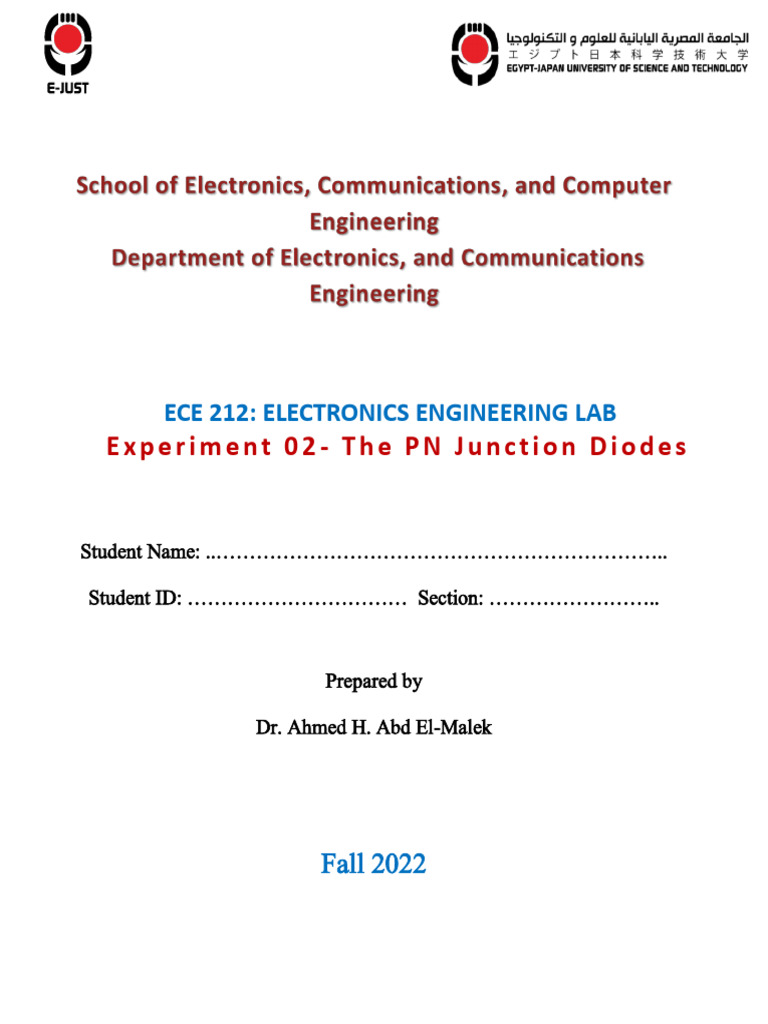 Exp 02 The Pn Junction Pdf