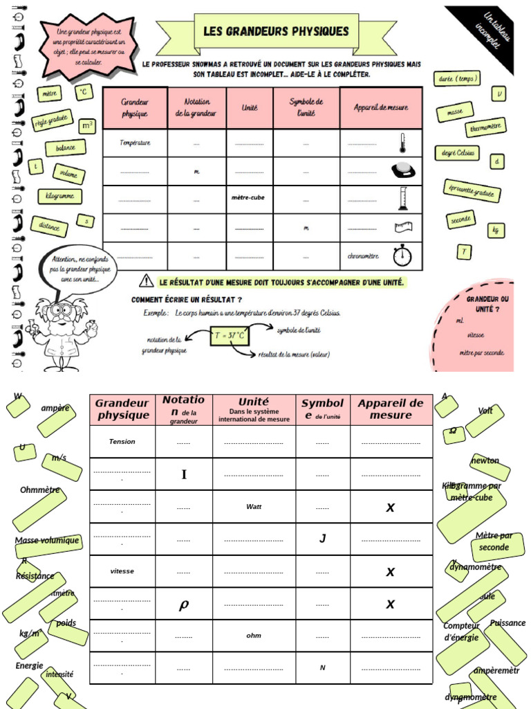 3-FM-Les Grandeurs Physiques | PDF