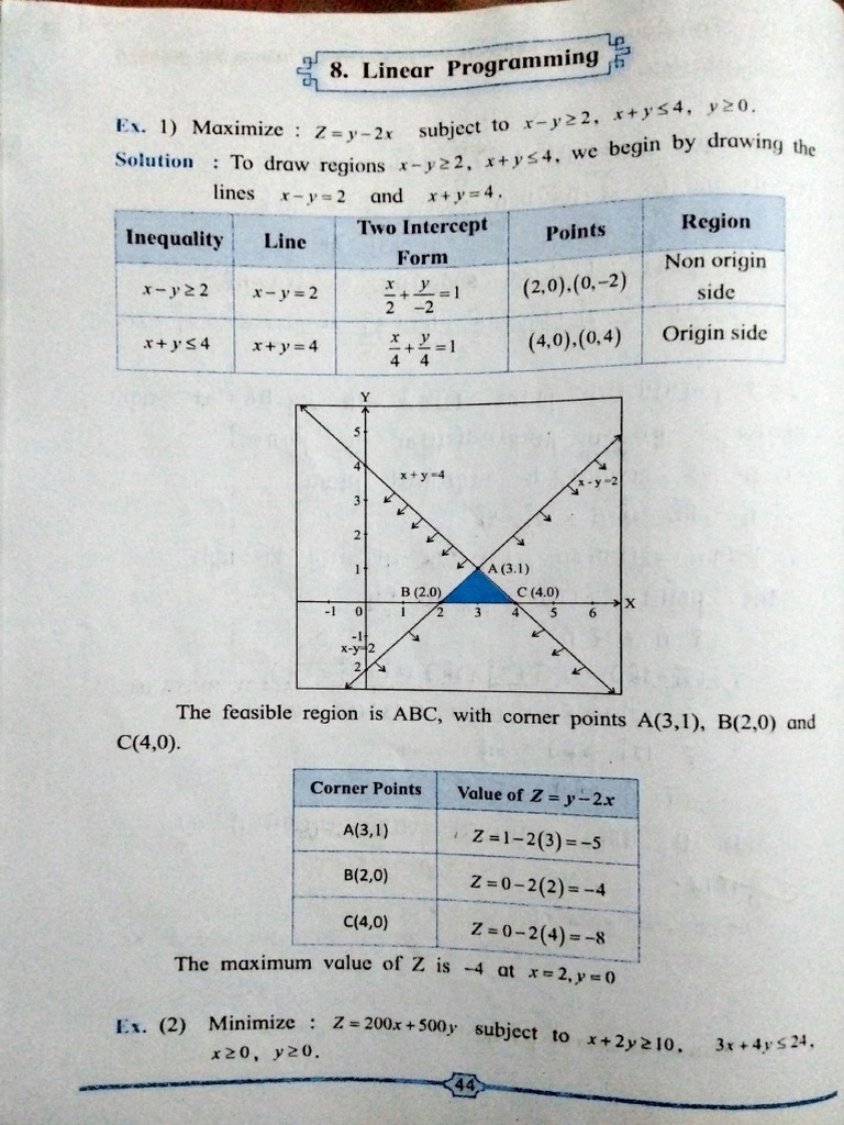 8.Linear programming Practical | PDF 8.Linear programming Practical | PDF