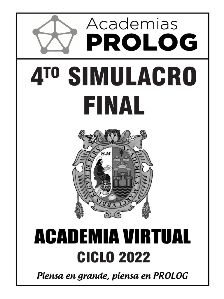 4to Simulacro Virtual | PDF