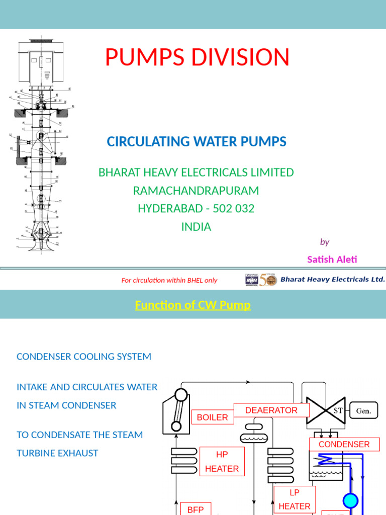 CW Pump Presentation Dated 05-12-2022 PPCL | PDF