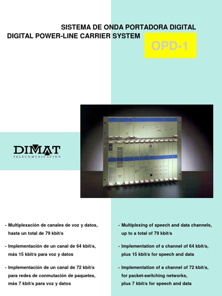 Dimat Opd1 | PDF | Electrónica | Telecomunicaciones