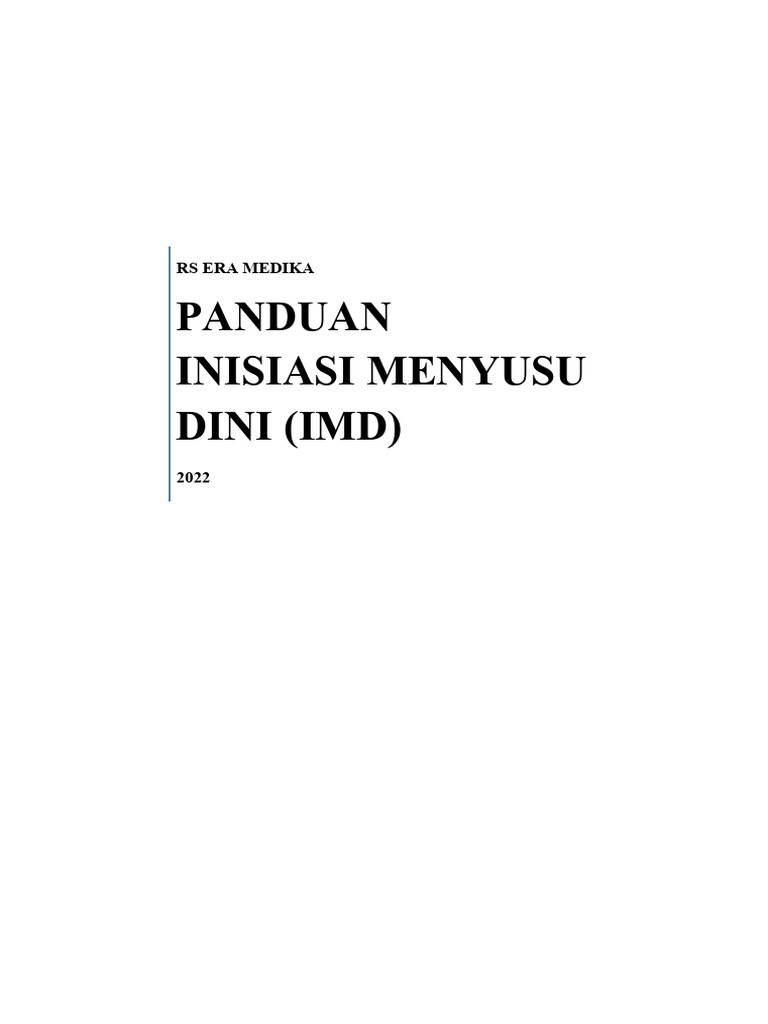 Pedoman Imd 2022 | PDF
