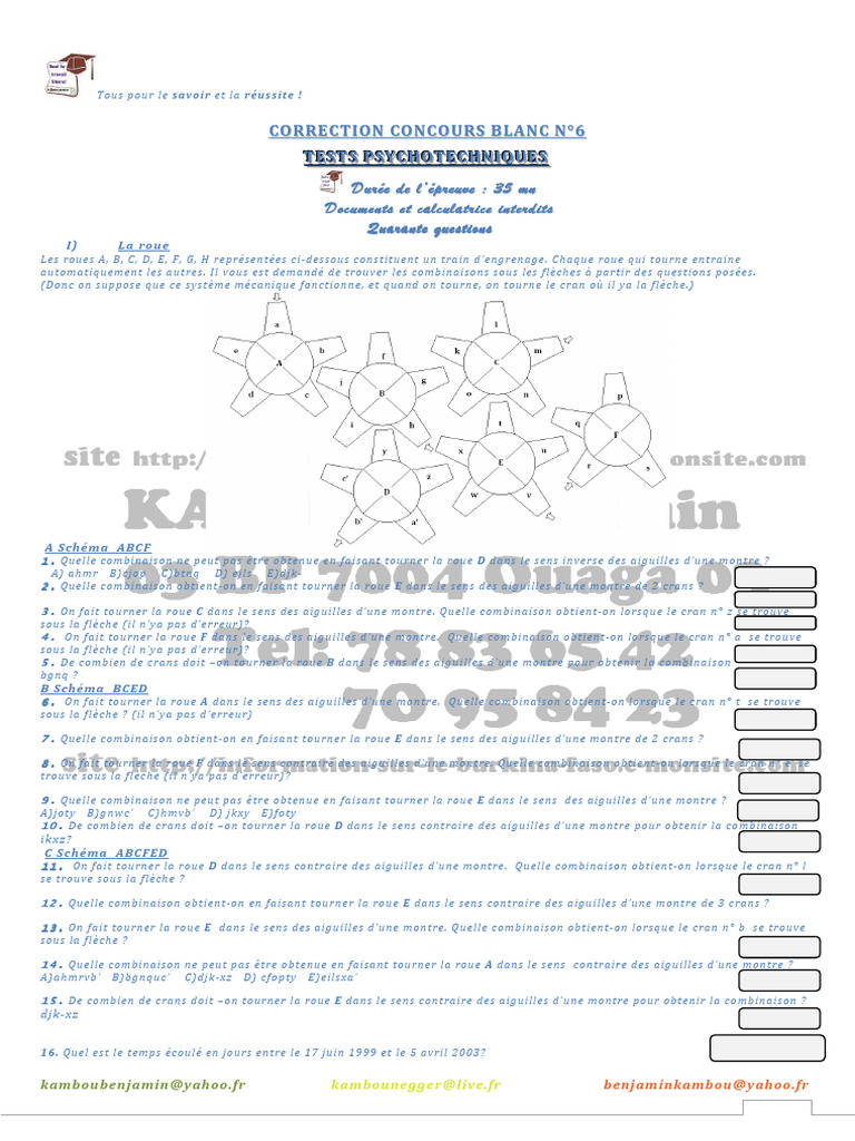 Concours Blanc 6 | PDF