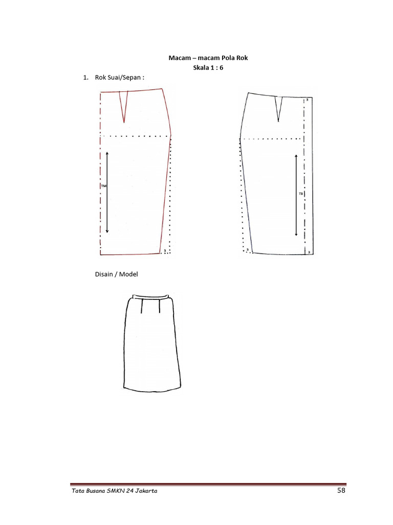 Macam - Macam Pola Rok | PDF