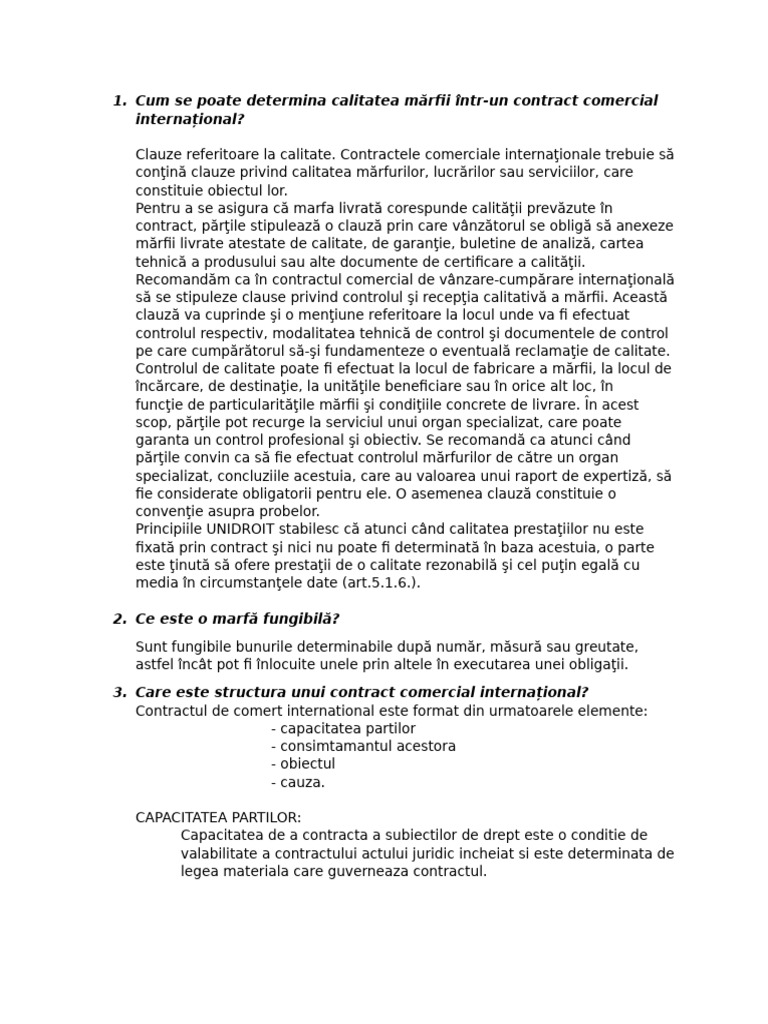 Examen Comert Exterior | PDF