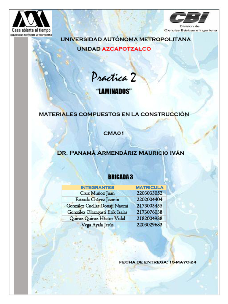 Practica2 Laminados Brigada3 | PDF