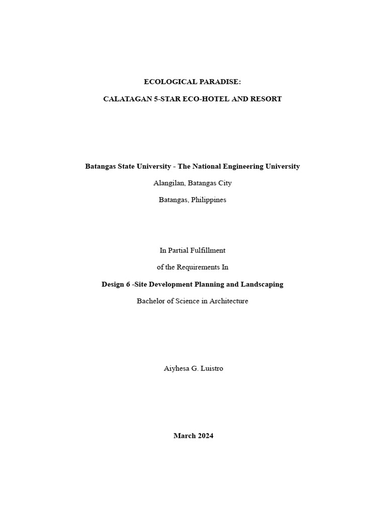 Architectural Design 6 | PDF