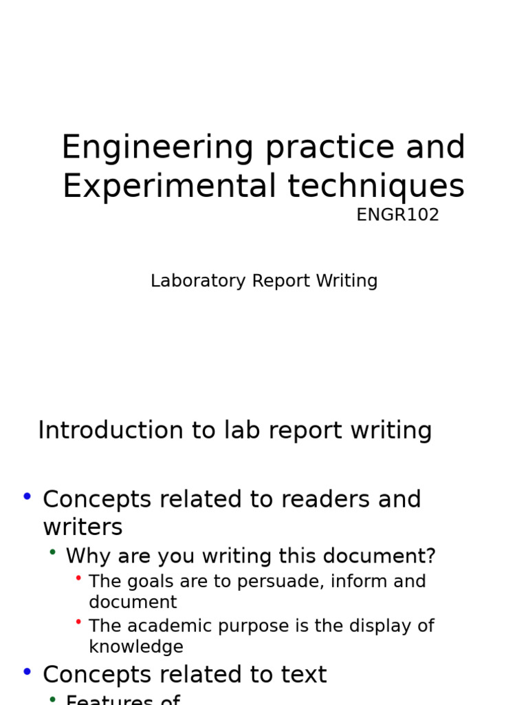 Lec 3, Engineering Experiment | PDF