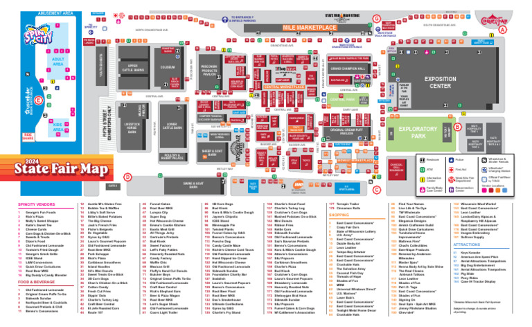 2024 State Fair Map | PDF