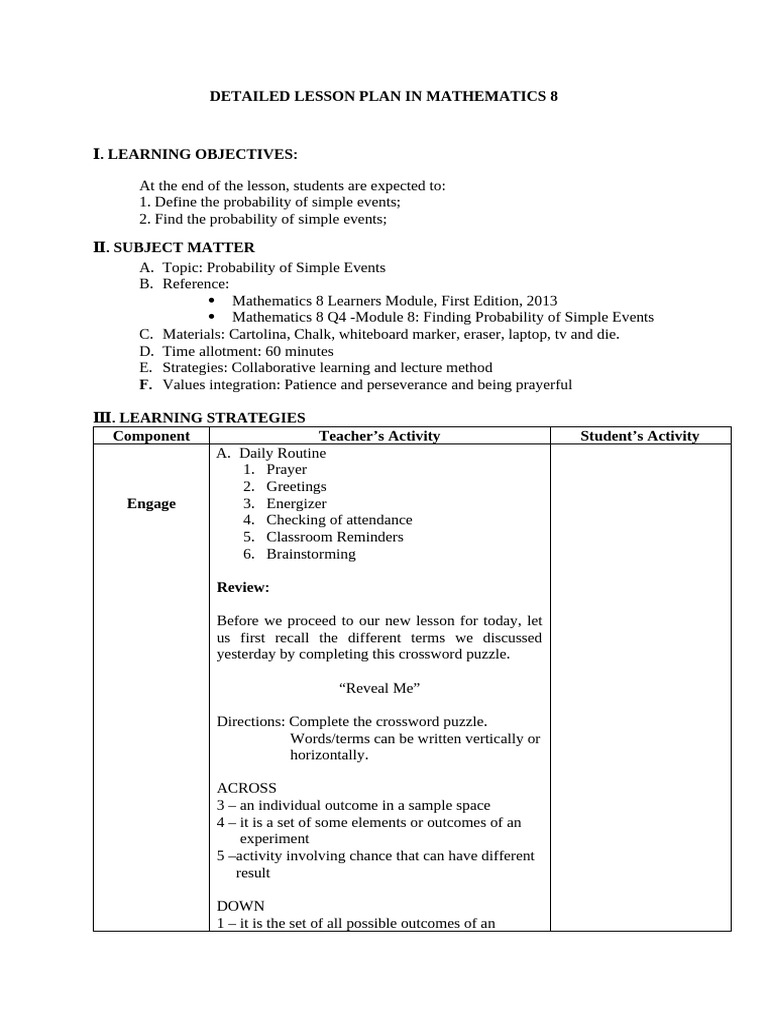 Sample Mathematics LP | PDF | Probability