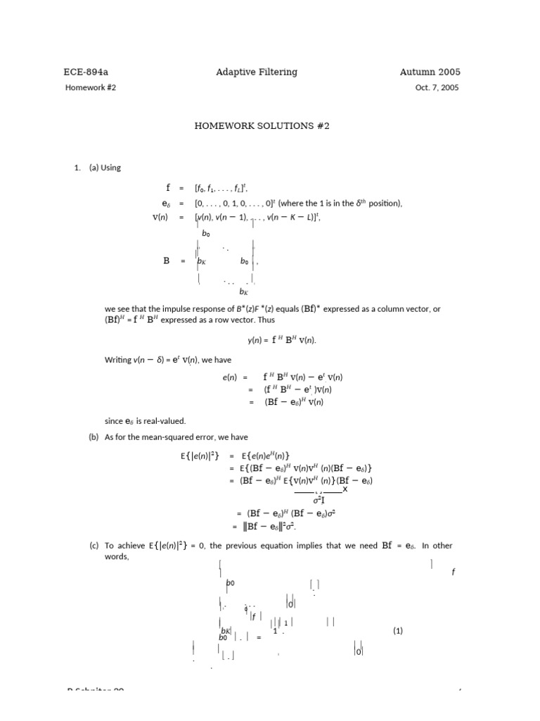 HW2 Solution | PDF