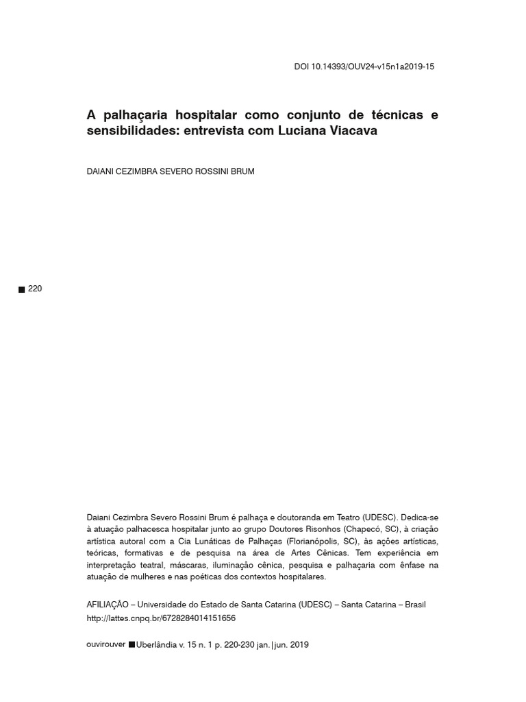 Entrevista - Luciana Viacava | PDF