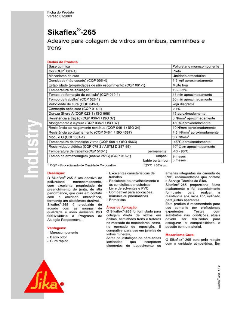 Sika 265 | PDF
