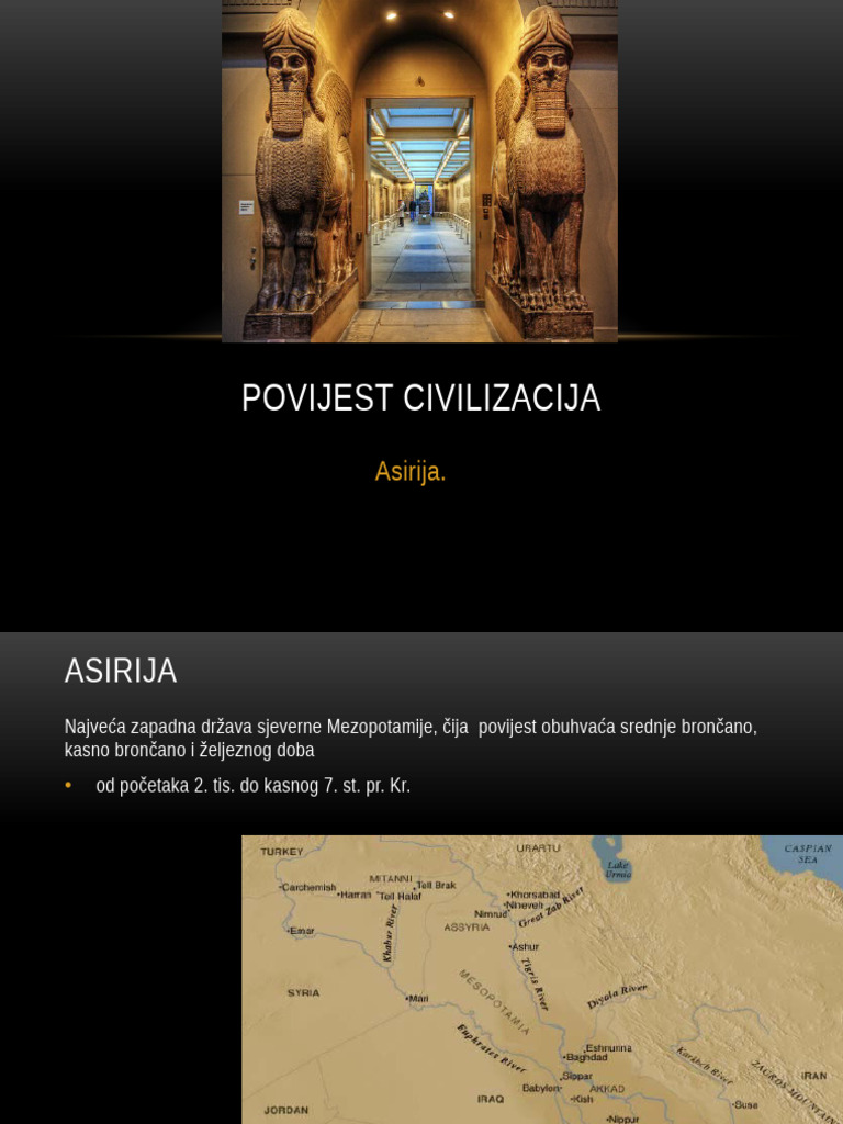 Povijest Civilizacija 5.-Asirija | PDF