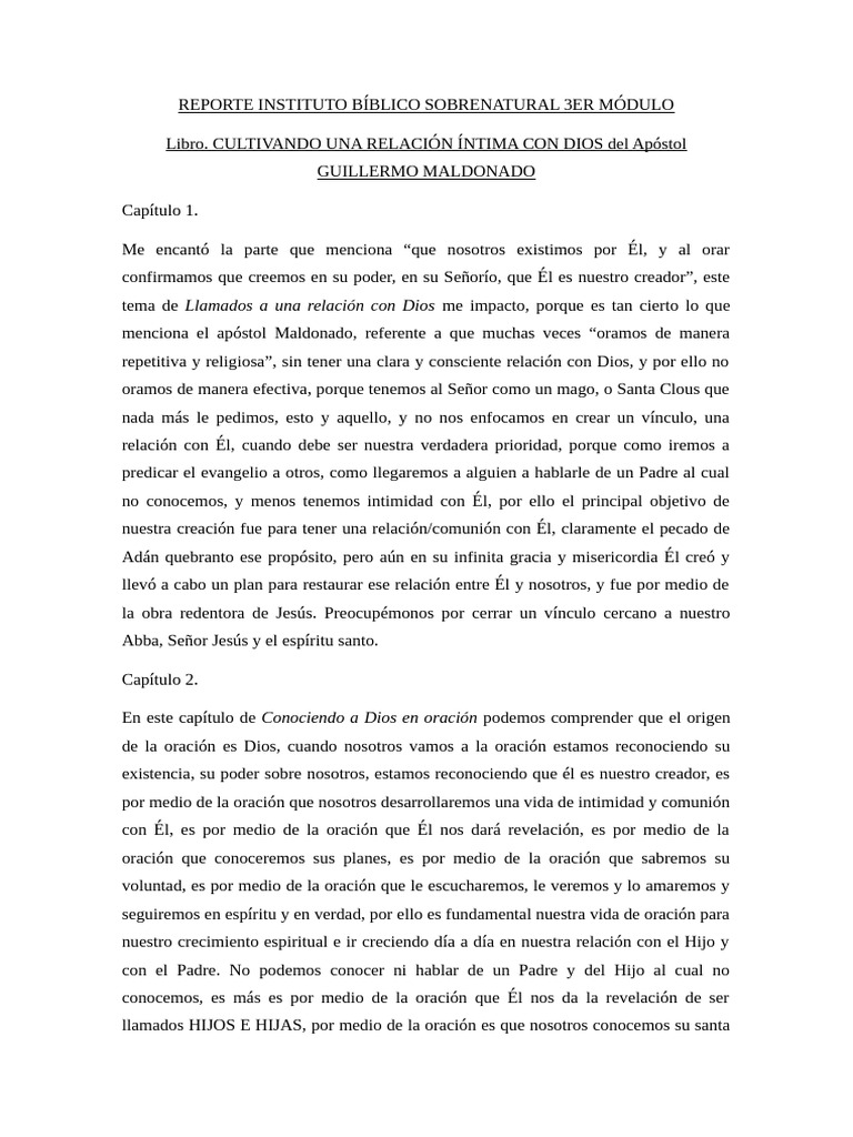 Reporte 3er Módulo | PDF