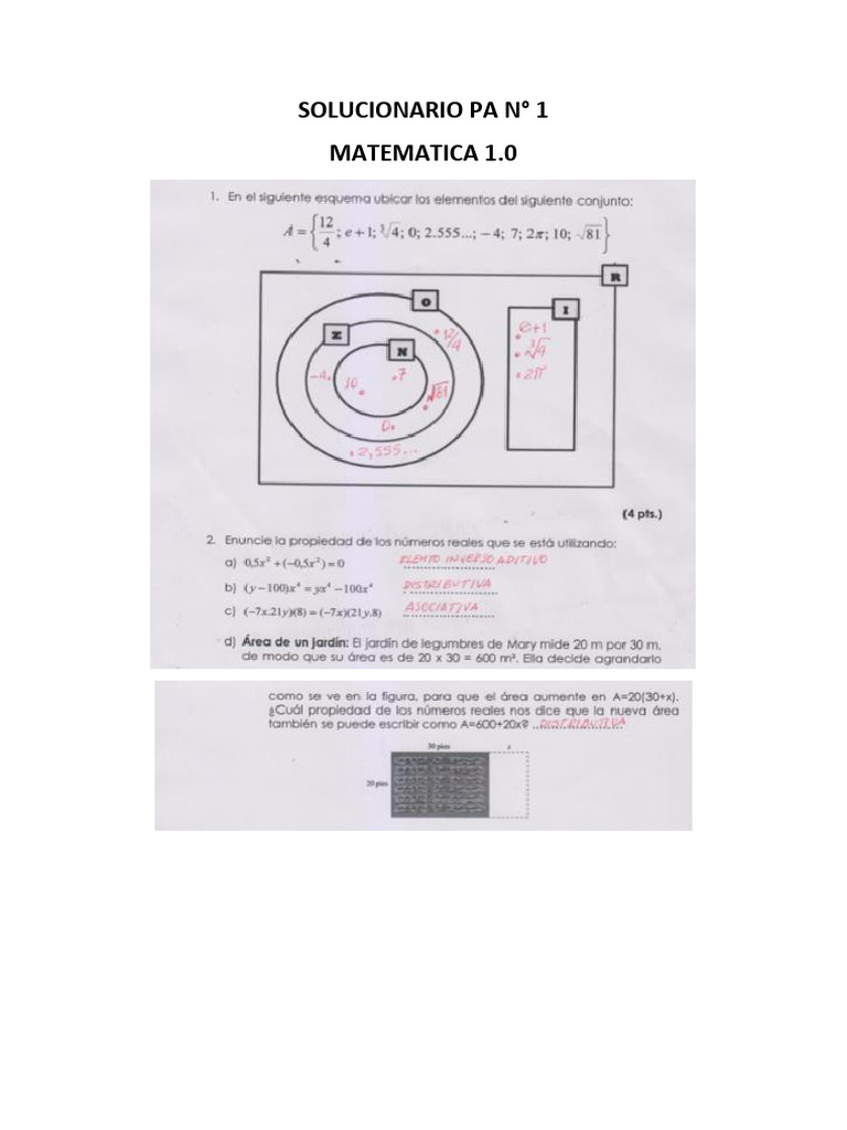 Solucionario Pa 1 | PDF