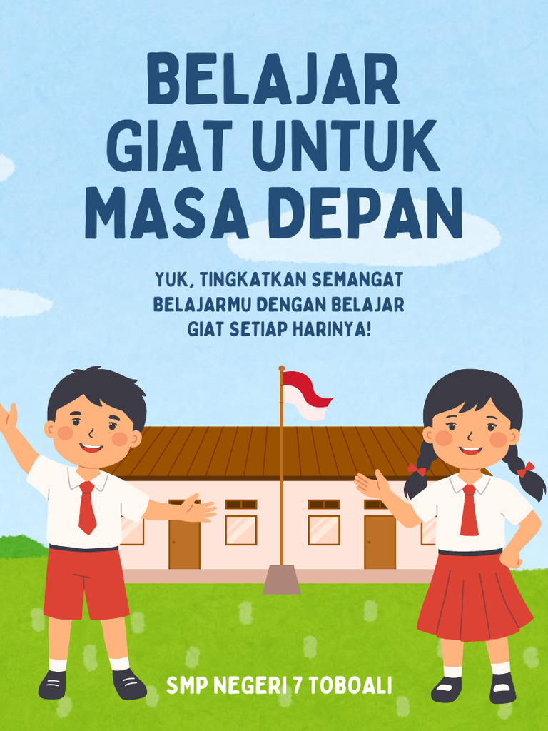 Poster Sekolah Motivasi Belajar Anak Sekolah Dasar | PDF