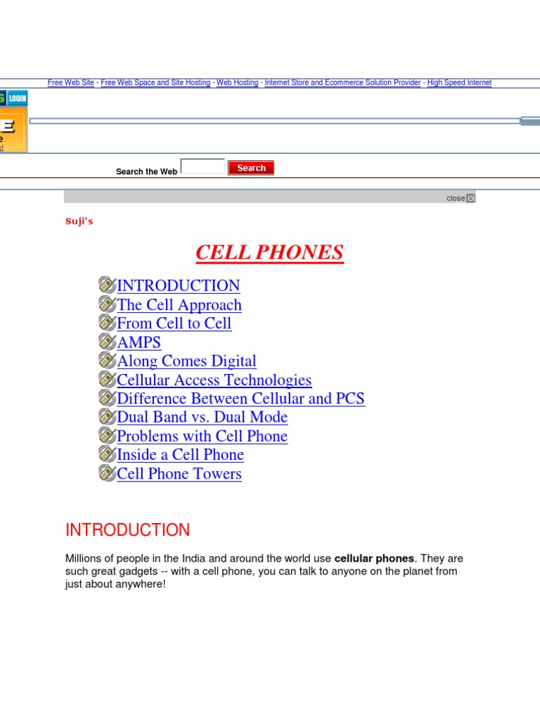 Cell Phone Working | PDF | Channel Access Method | Code Division ...
