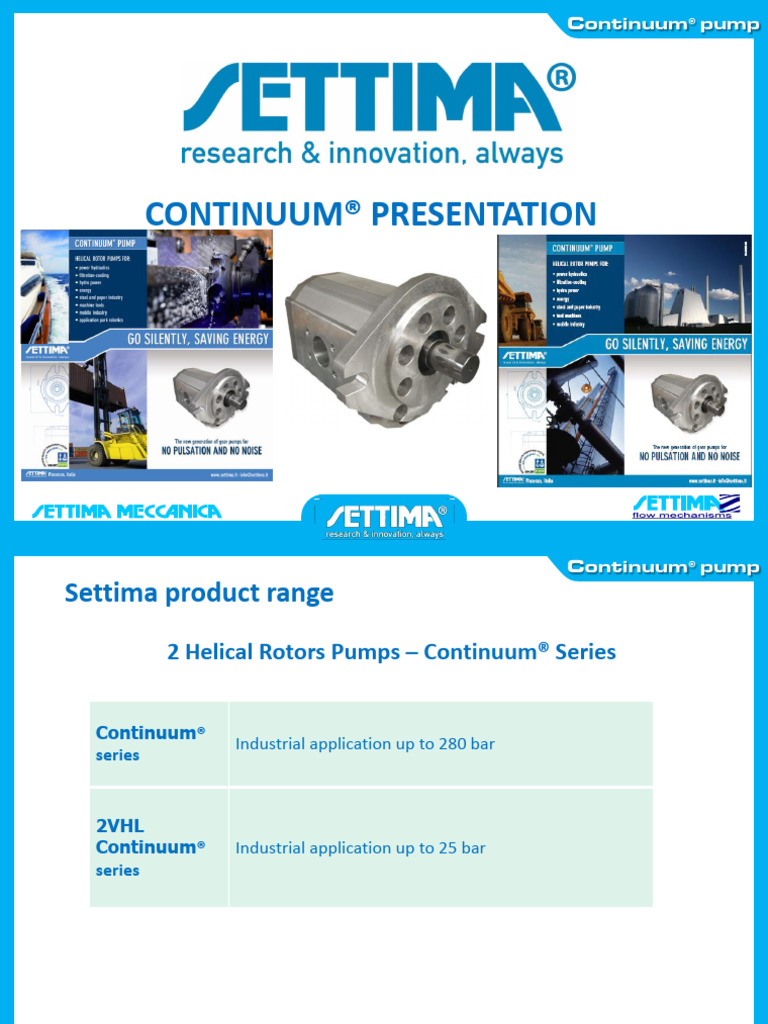 SETTIMA Continuum Presentation | PDF