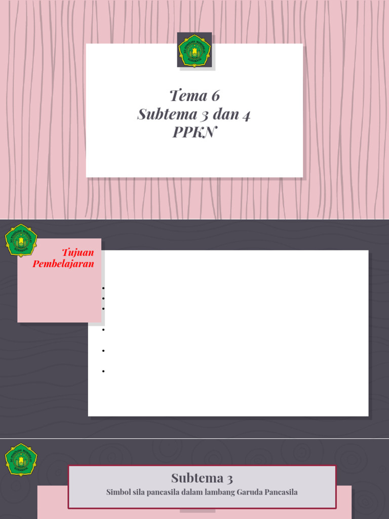 Kelas 1 Tema 6 Subtema 3 Dan 4 (PPKN) | PDF